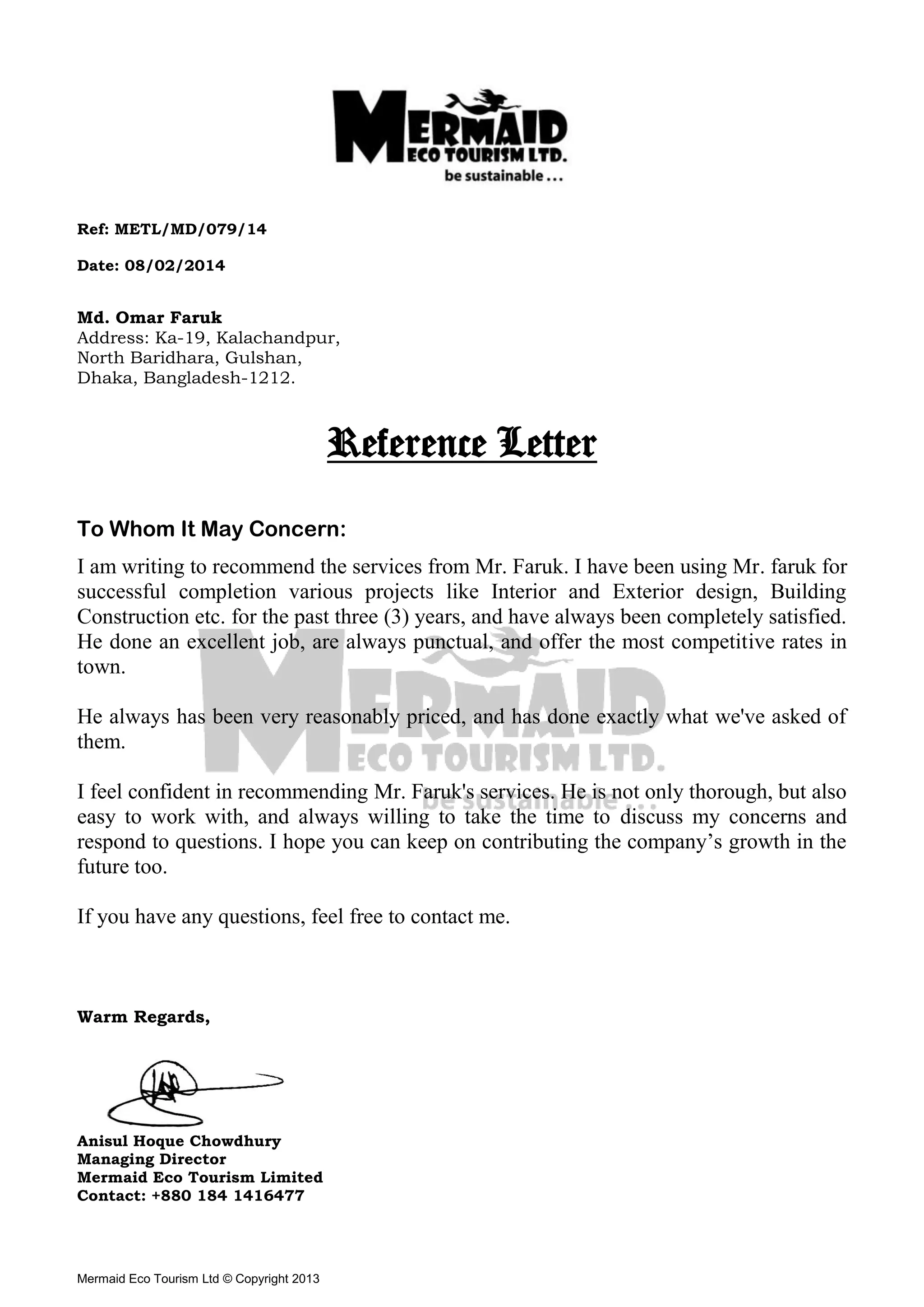 Reference Letter 1 (1) | PDF