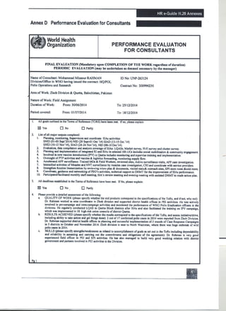 Performance Evaluation_STOP45_RAHMAN | PDF