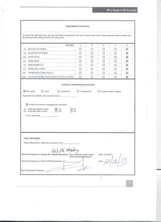 Performance Evaluation_STOP45_RAHMAN | PDF