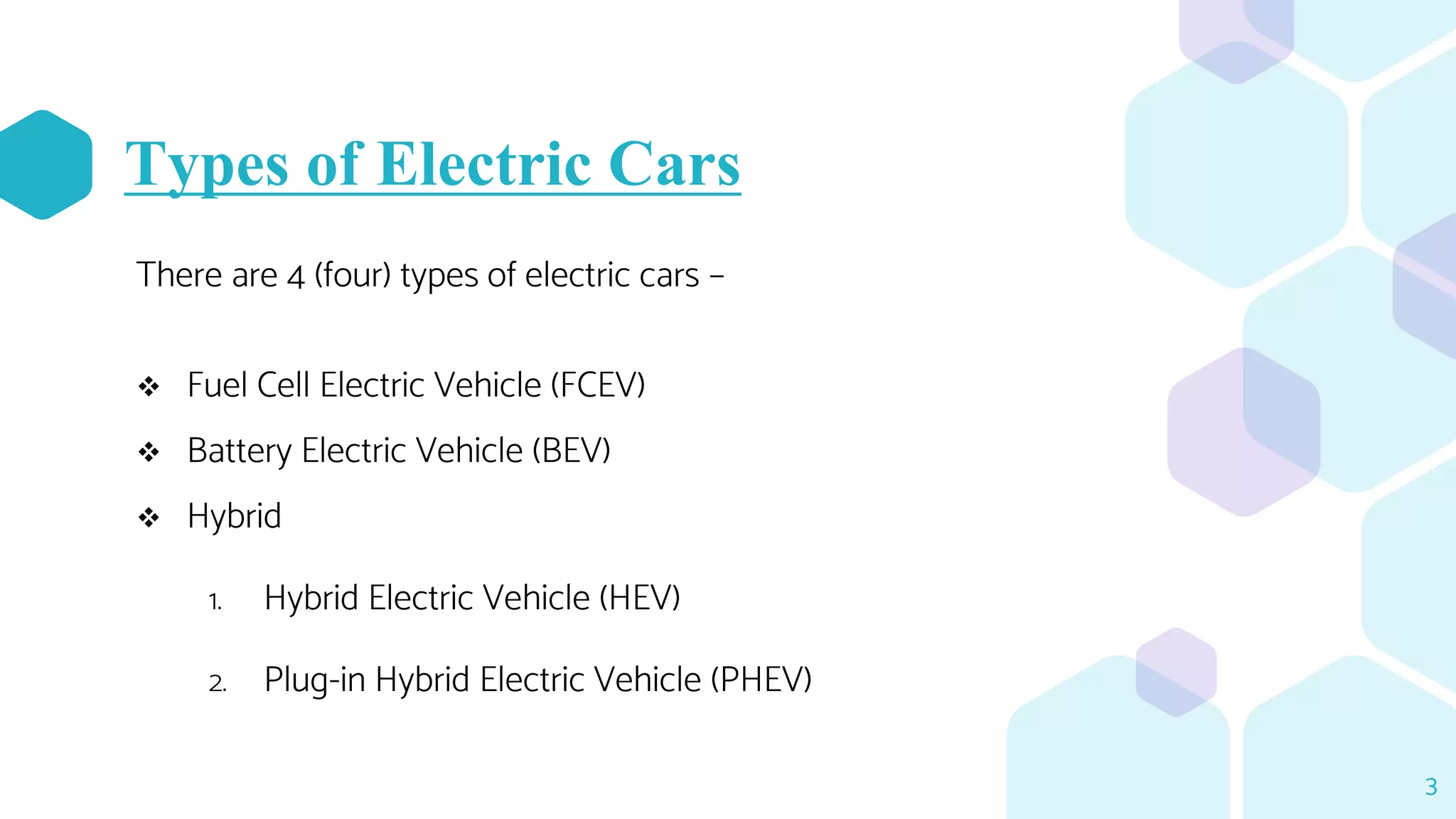 types of electric vehicles ppt | PPTX