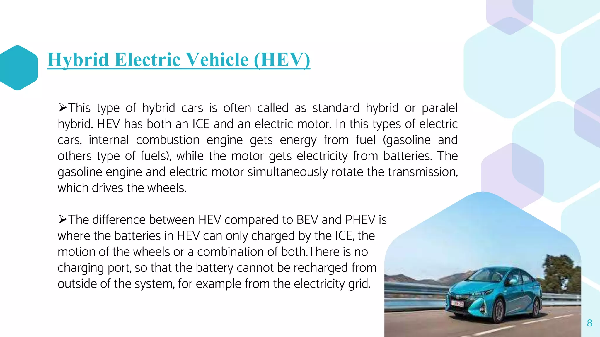 types of electric vehicles ppt | PPTX
