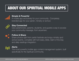 Spiritual Mobile Apps - Features Benefits | PPT