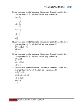 52910642 tugas-kalkulus-i | DOCX