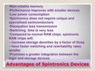 52910793-Spintronics.pptx | Free Download