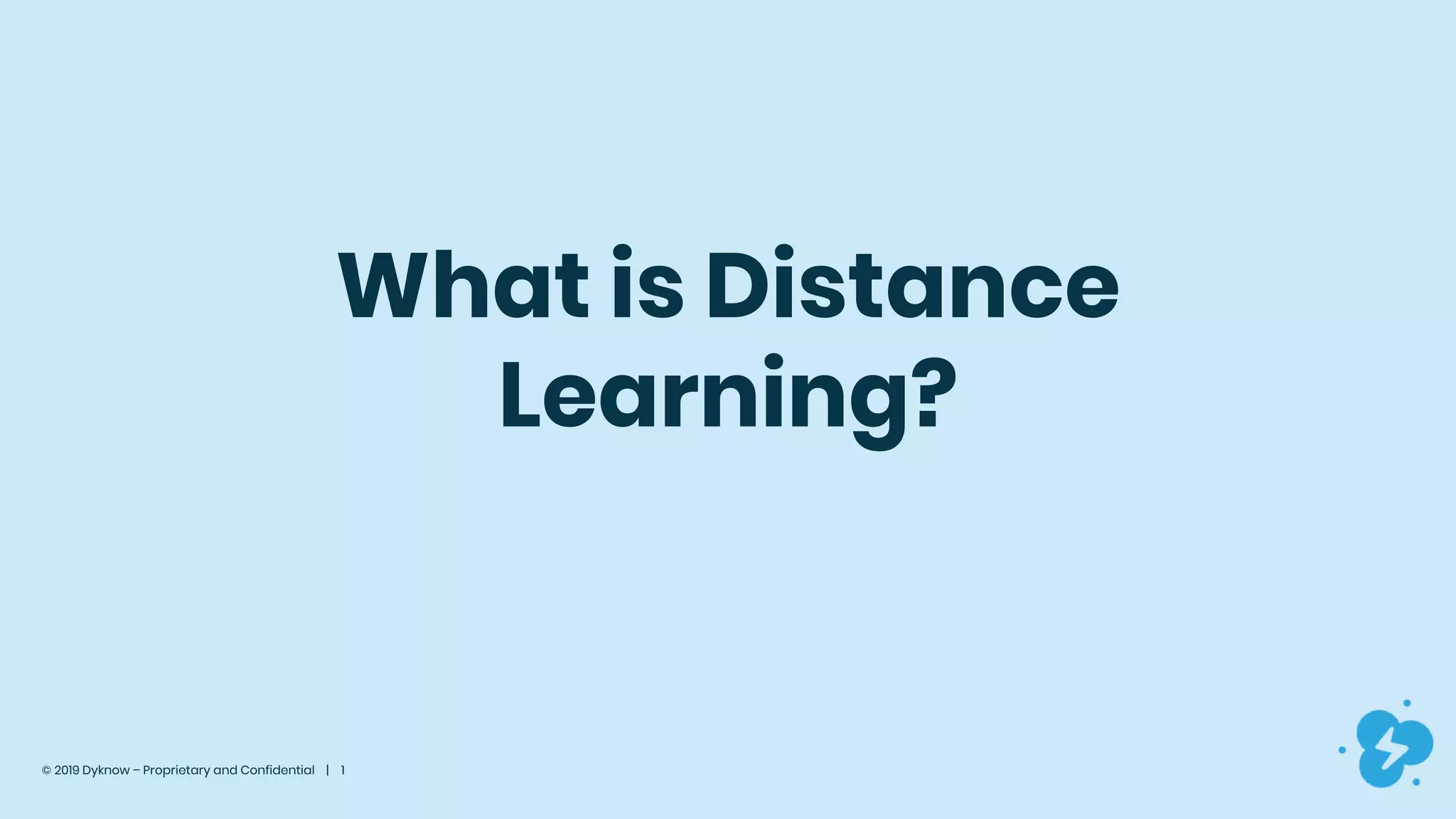 What is Distance Learning? | PPT
