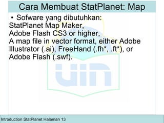 Pertemuan 1 - Introduction StatPlanet | PPT