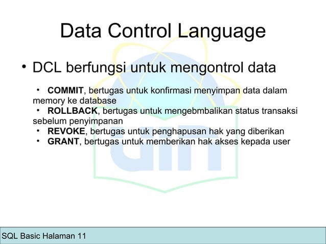 Pertemuan 5 - SQL Basic | PPT