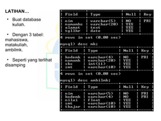 Pertemuan 5 - SQL Basic | PPT