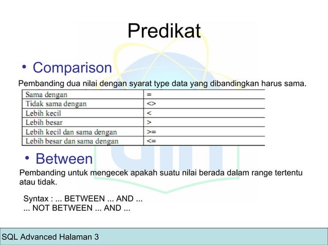Pertemuan 6 - SQL Advanced | PPT