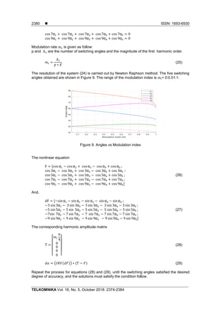 SHE Control for PV System Connected to the Grid | PDF | Internet of ...