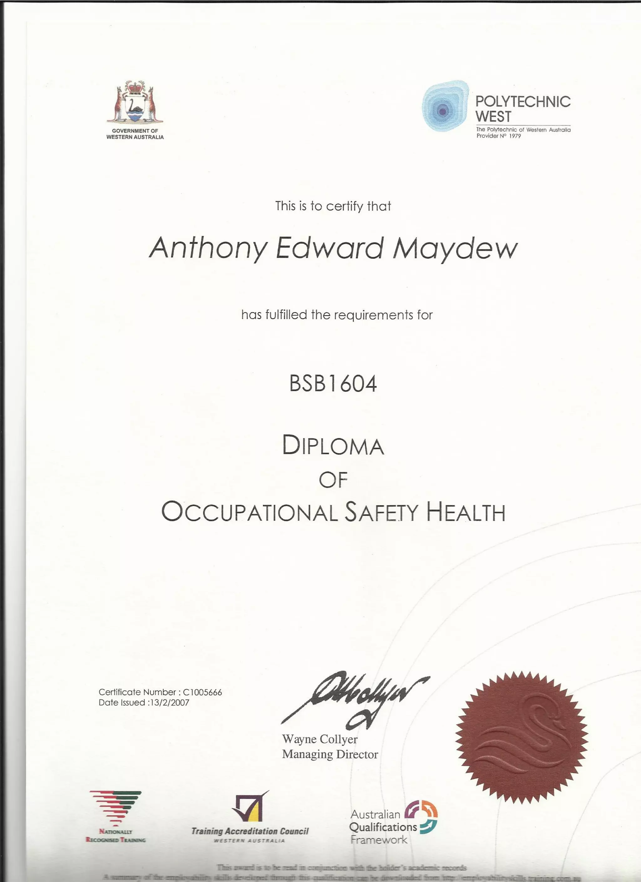 Diploma OHS | PDF