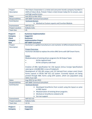 CV_SAP Abap Technical Consultant_Mayank Malpani | PDF