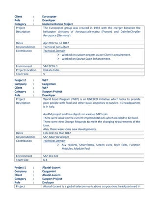 CV_SAP Abap Technical Consultant_Mayank Malpani | PDF