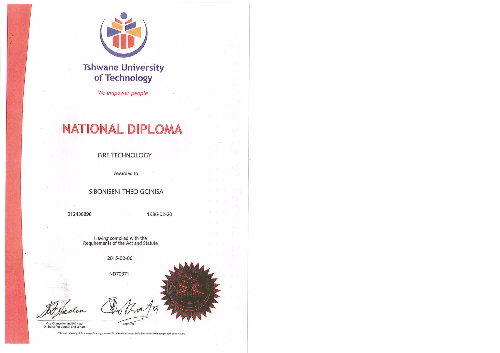 National Diploma | PPT