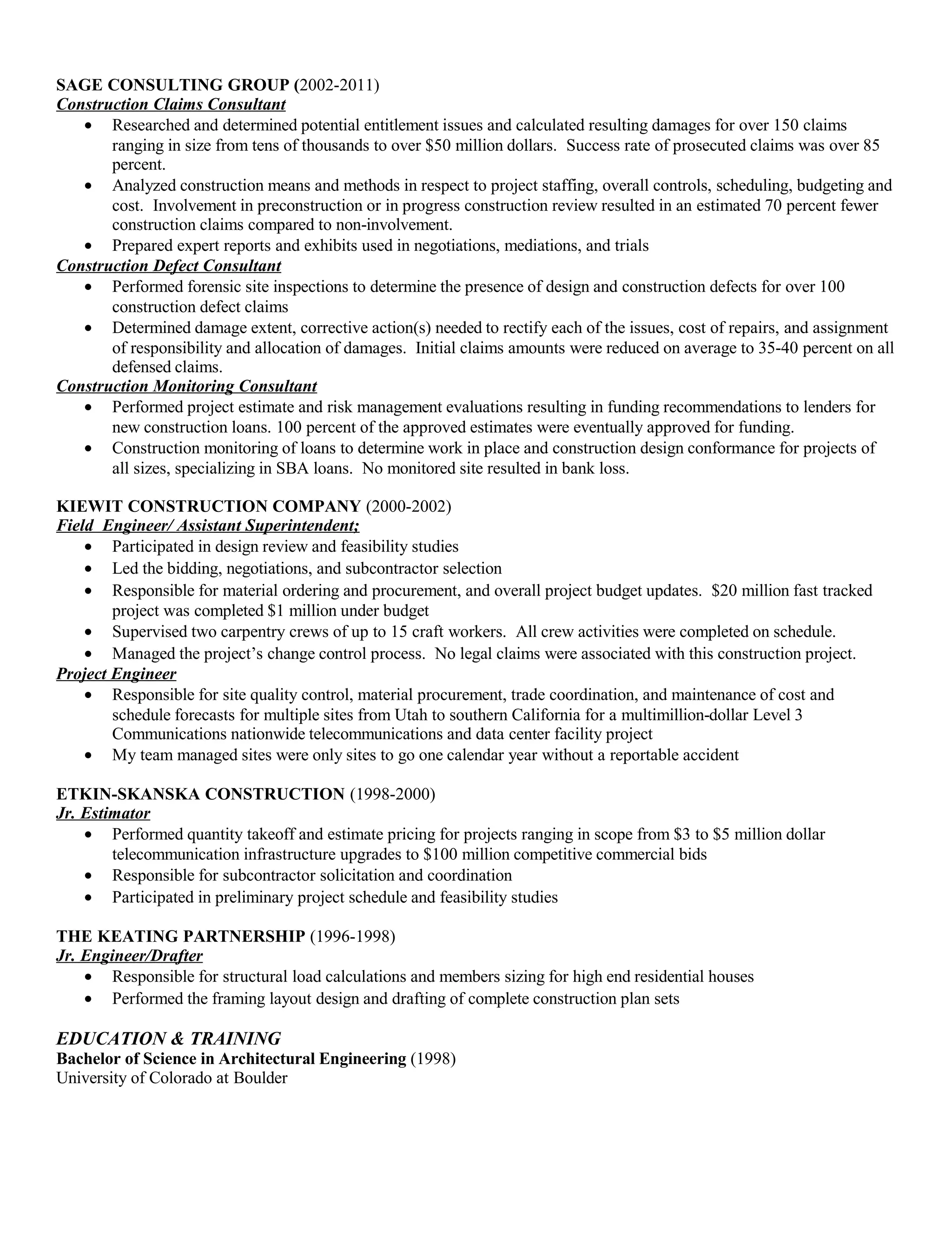 Phil Staib's Resume 2016 | DOC