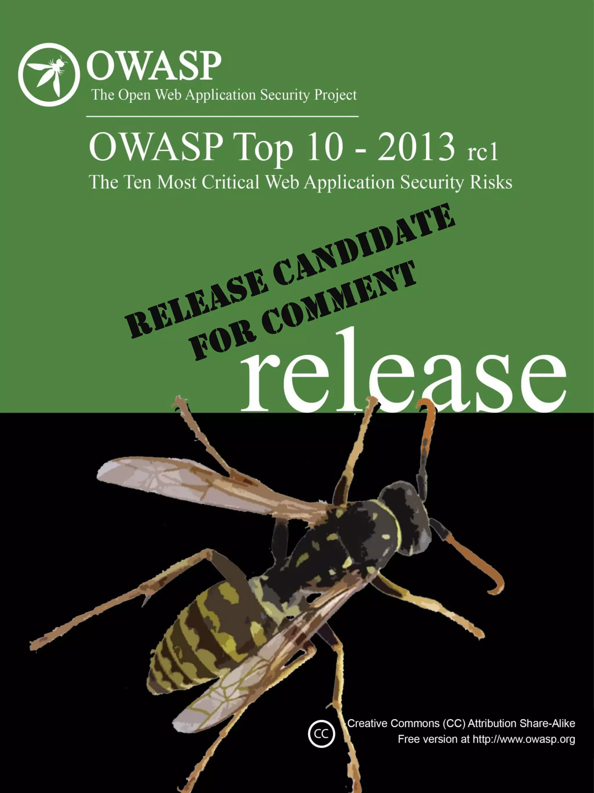 529 owasp top 10 2013 - rc1[1] | PDF