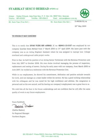 SESCO Testimonial | PDF