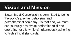 Exxon Mobil Presentation | PPTX