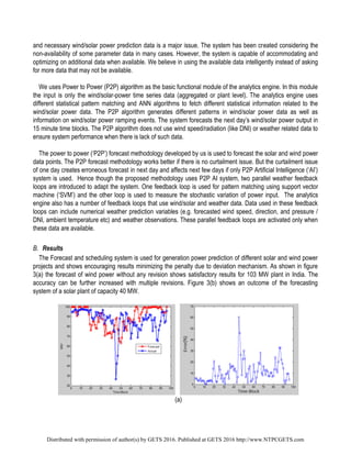 Forecasting and Scheduling of Wind and Solar Power generation in India ...