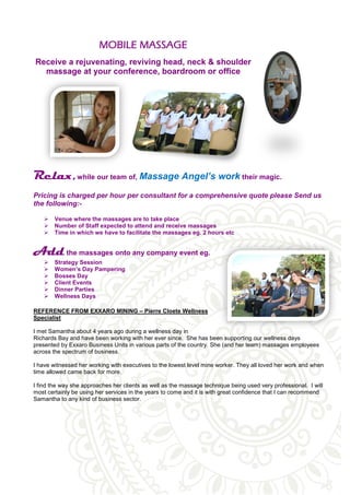 Company Profile Office Massage & Inspiration 2015 | PDF