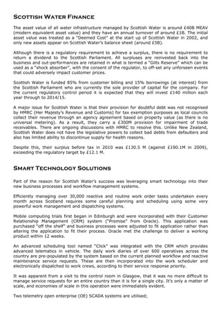 The Scottish Water Experience - Final Oct 2010 Water Journal | PDF