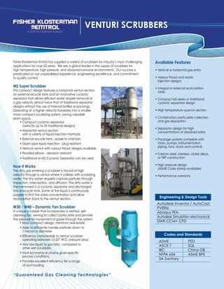 FKI_E Venturi Scrubbers | PDF