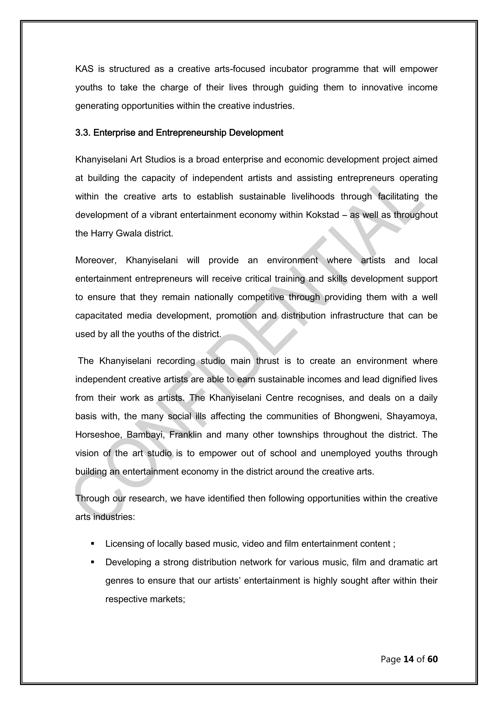 Khanyiselani Art Studios | PDF