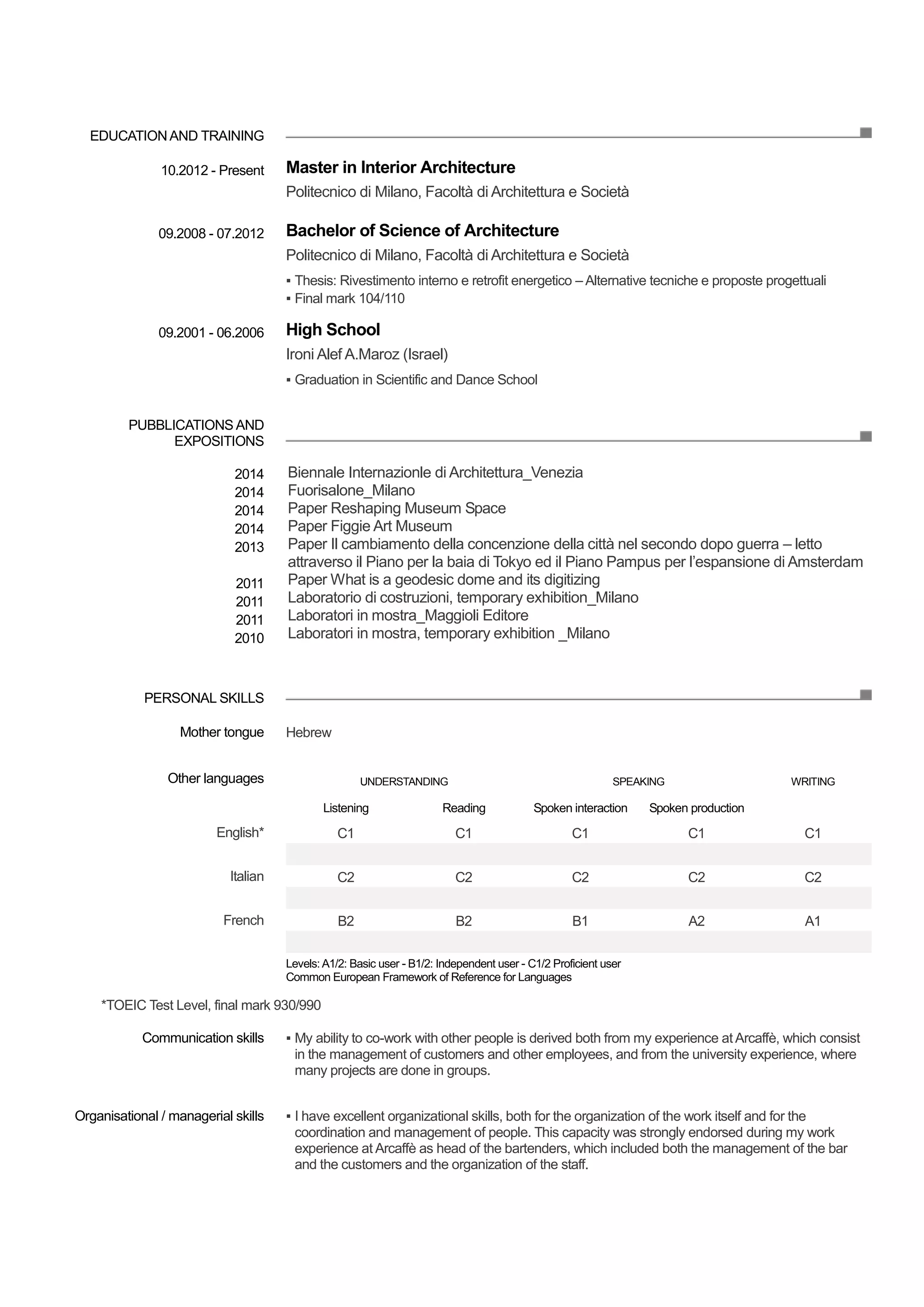 CV Delphine_eng | PDF