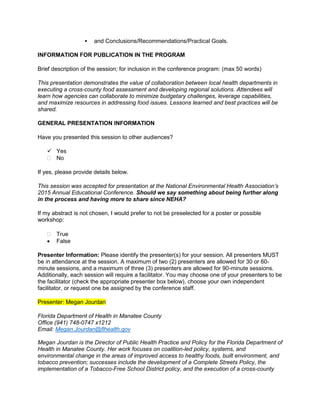 NACCHO Abstract for 2016 Annual Conference | PDF