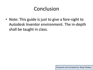 Autodesk Inventor mini guide upload | PDF