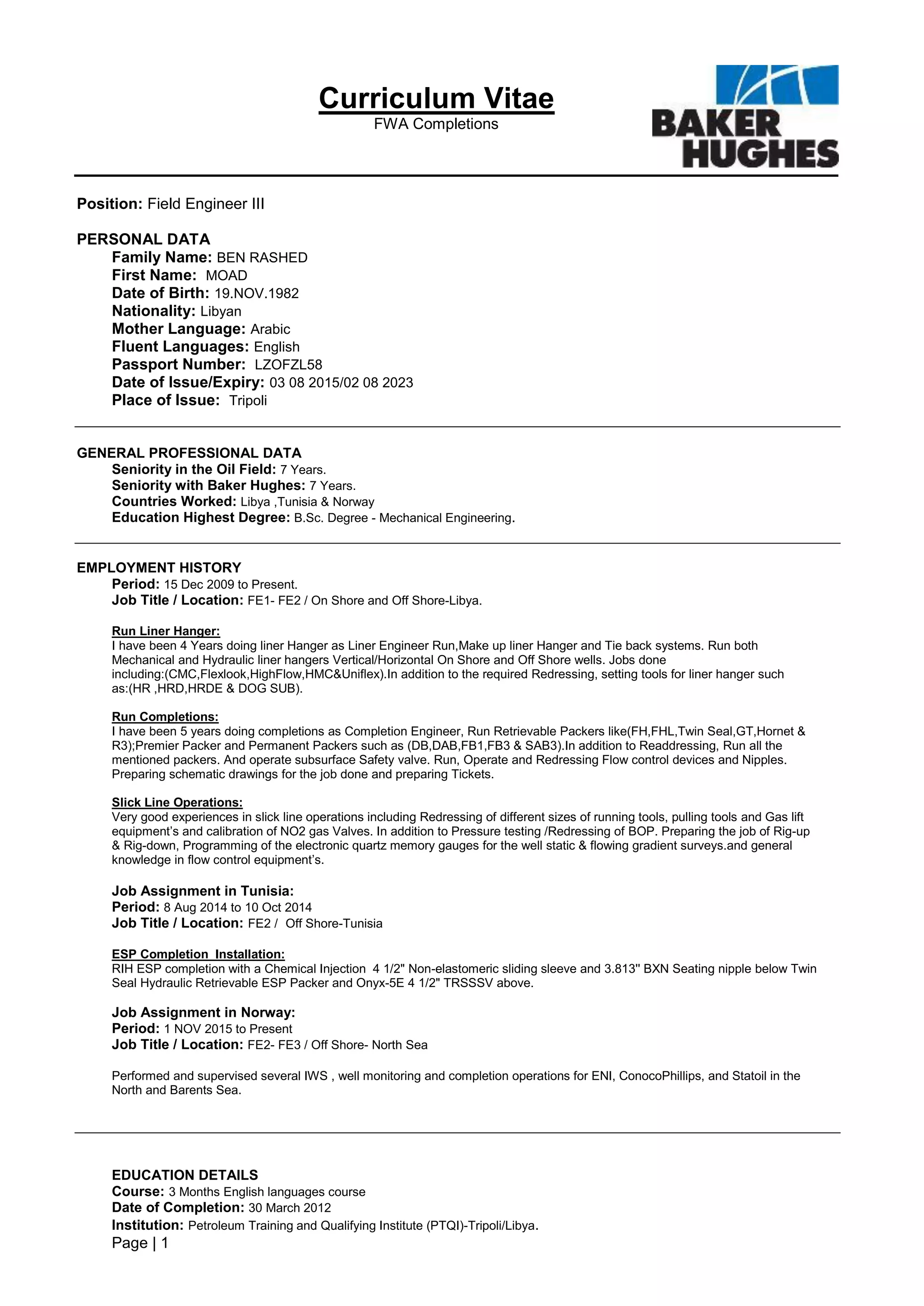 Current CV | PDF