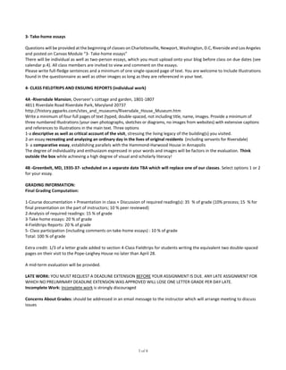 AmericanArchitectureARCH420GournayUMD | PDF