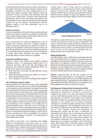 Conceptualisation of War Clausewitzian and Anti Clausewitzian ...