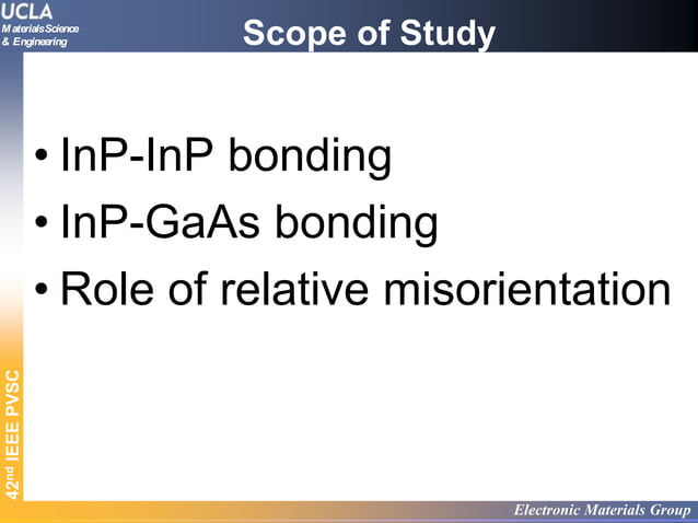 IEEE PVSC Wafer Bonding MG0617 | PPTX | Chemistry | Science