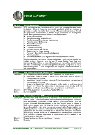 PTR Company Profile - 2016 | PDF