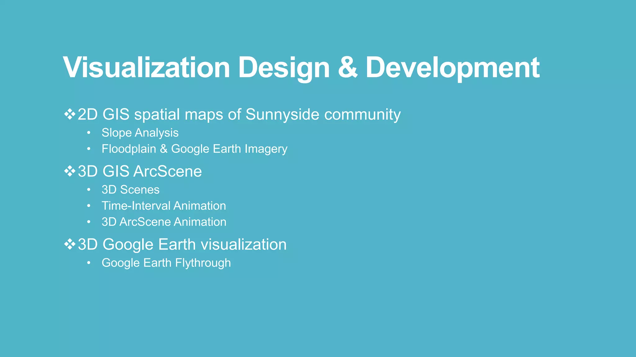 3D Geovisualization Flood Hazard | PPT