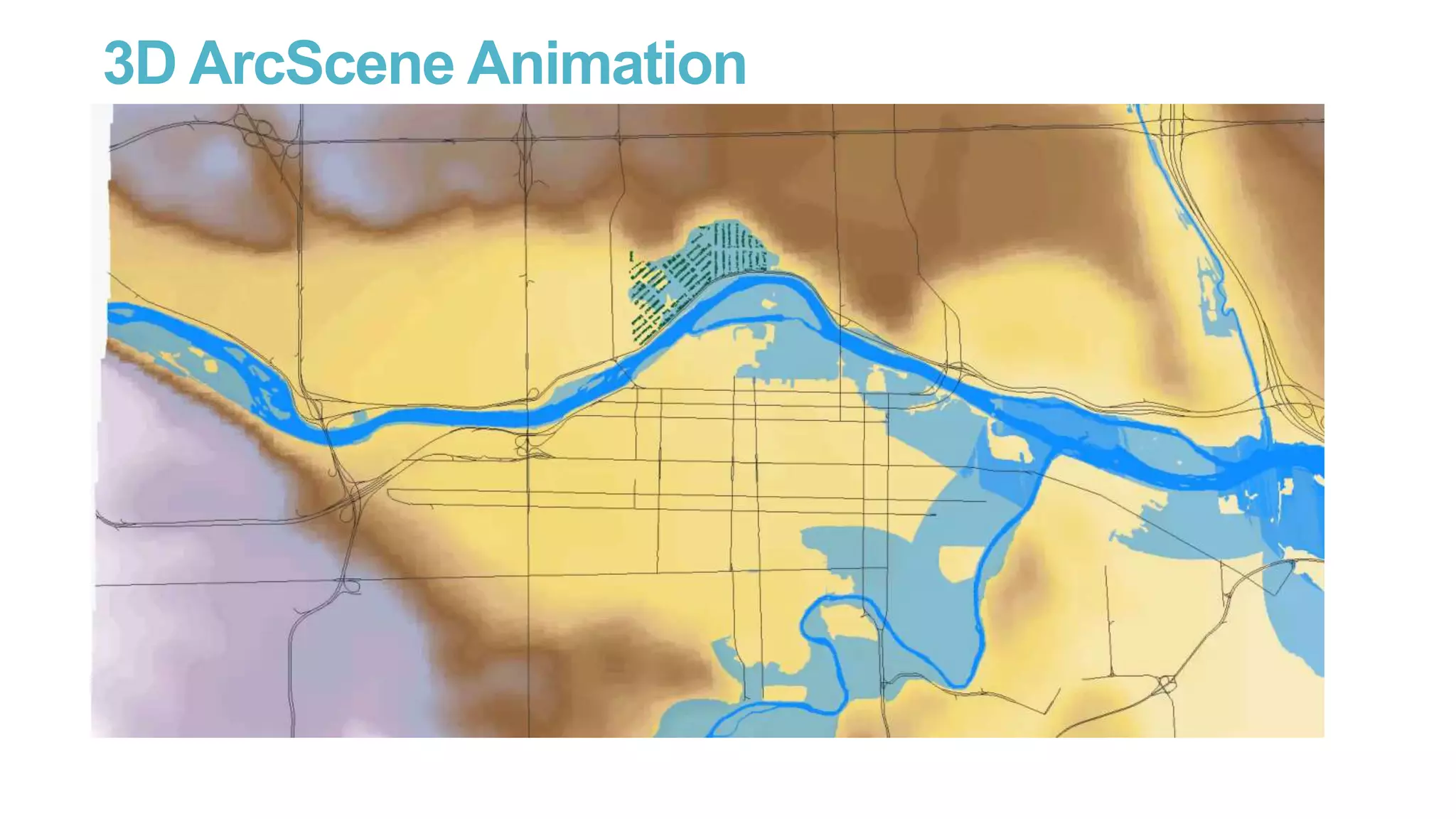 3D Geovisualization Flood Hazard | PPT