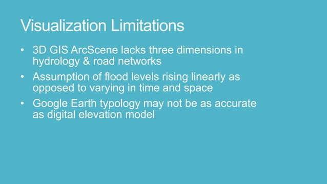 3D Geovisualization Flood Hazard | PPT