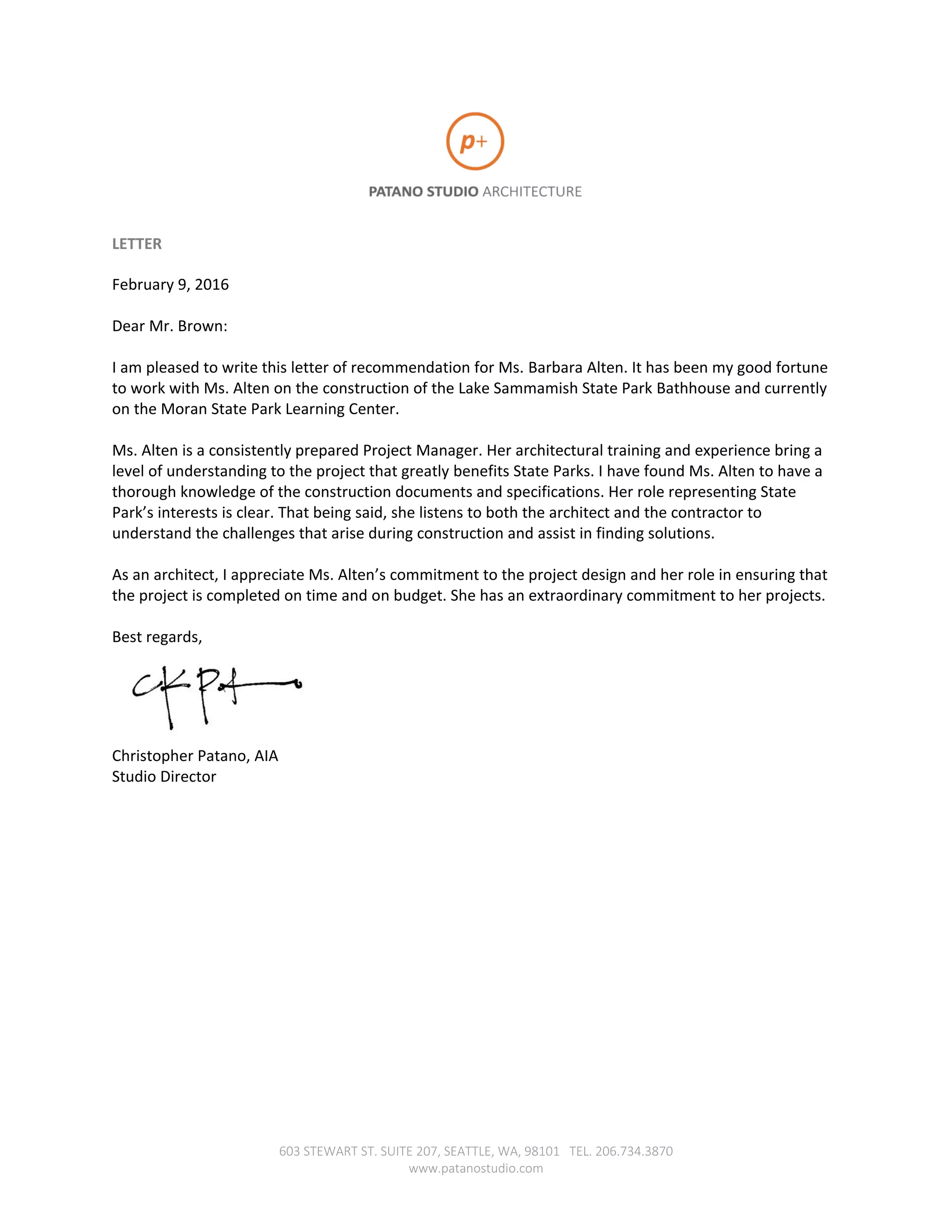 B_Alten recommendation letter | PDF | Business and Finance