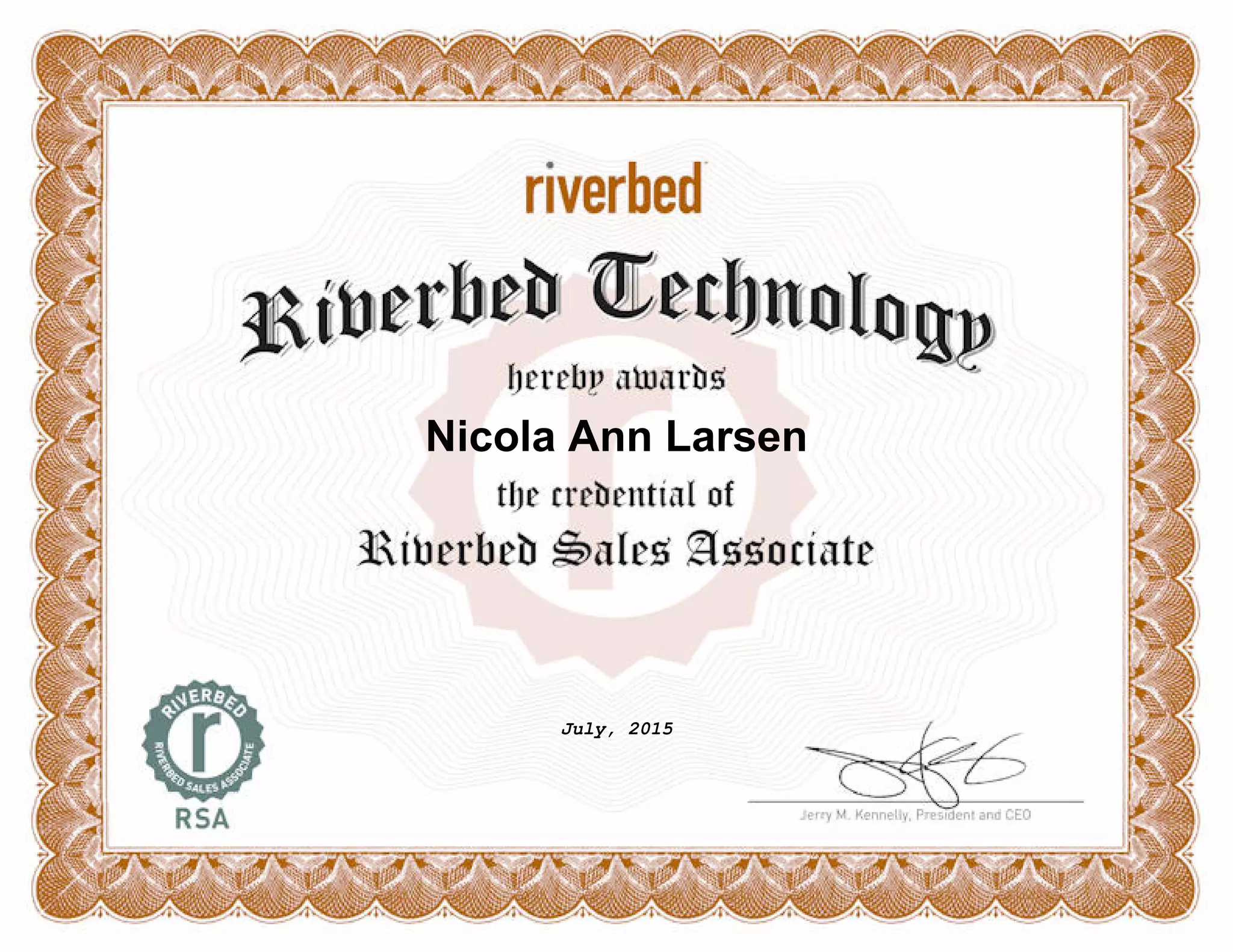 Riverbed-RSA-Certificate-01 | PPT