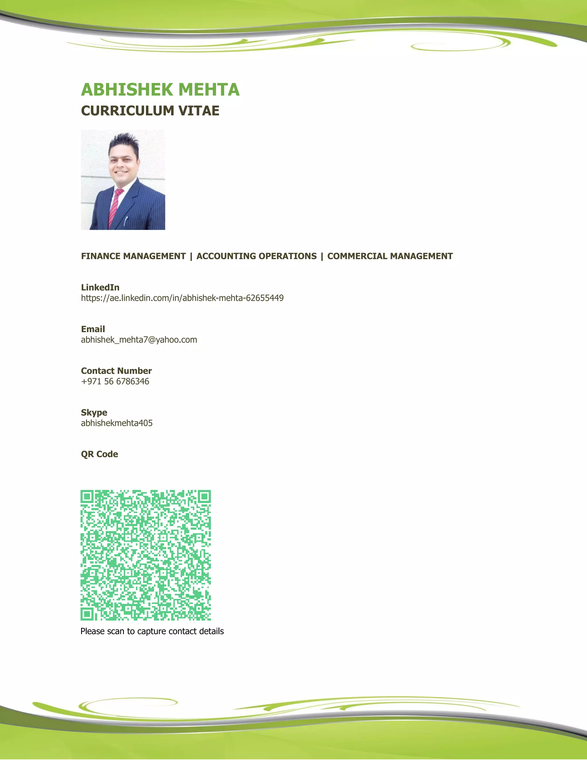 Abhishek Mehta - CV | PDF