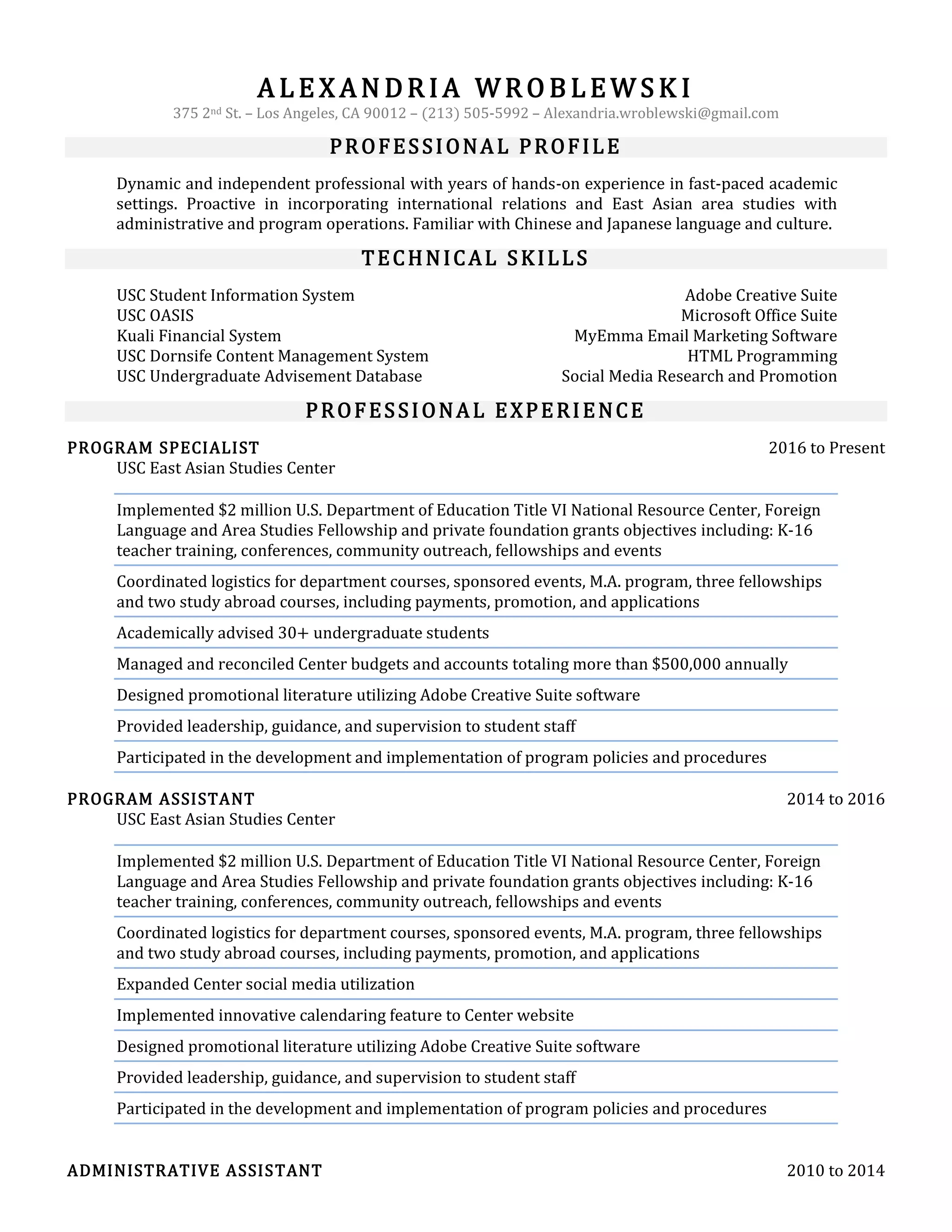 Alex Formal Resume | PDF