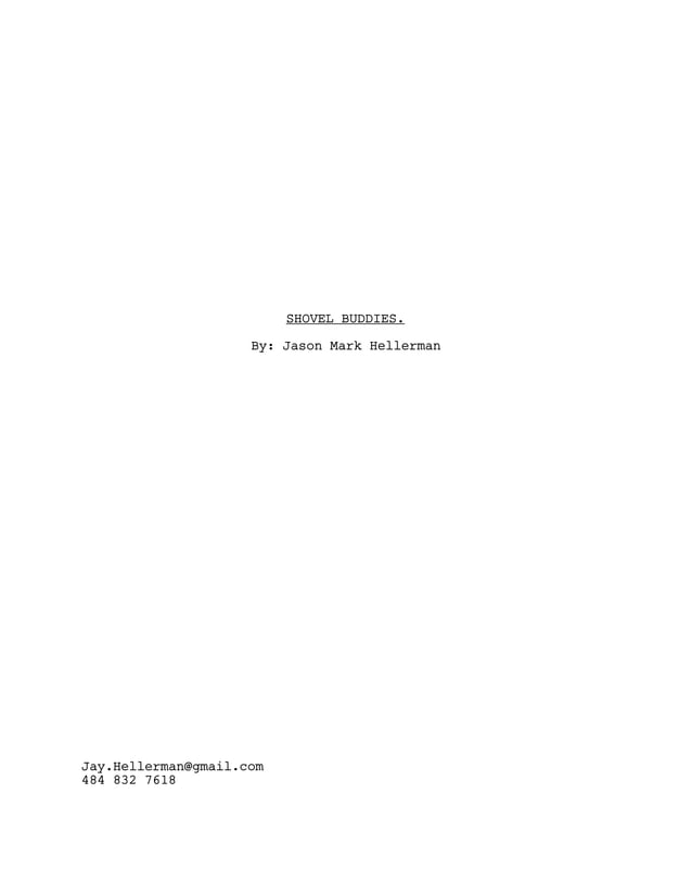 Shovel Buddies. By Jason Mark Hellerman | PDF