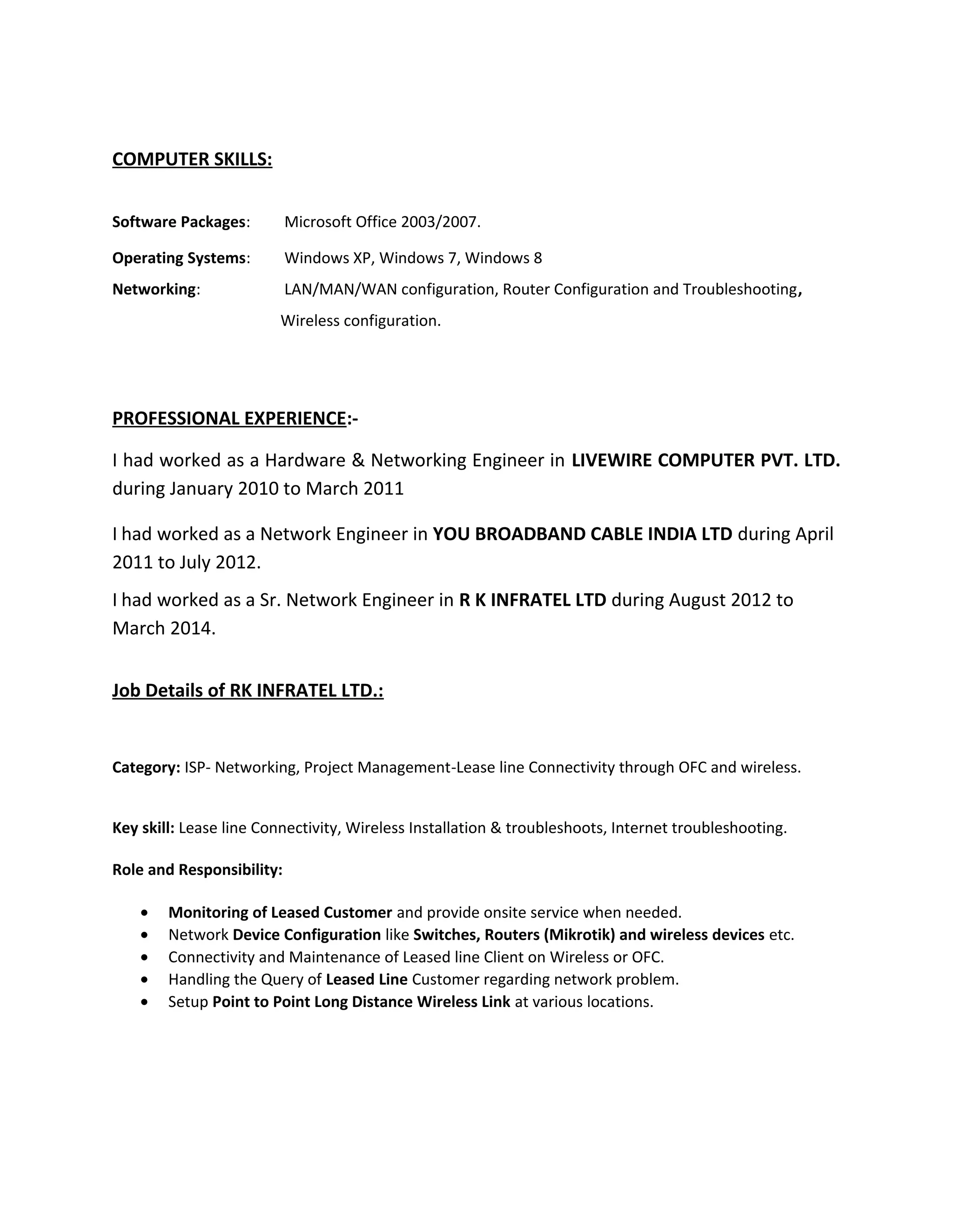 Raj CV 25-11-2014 | DOC