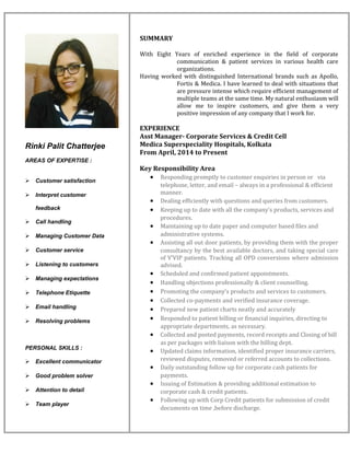 Rinki Resume-2 | DOC