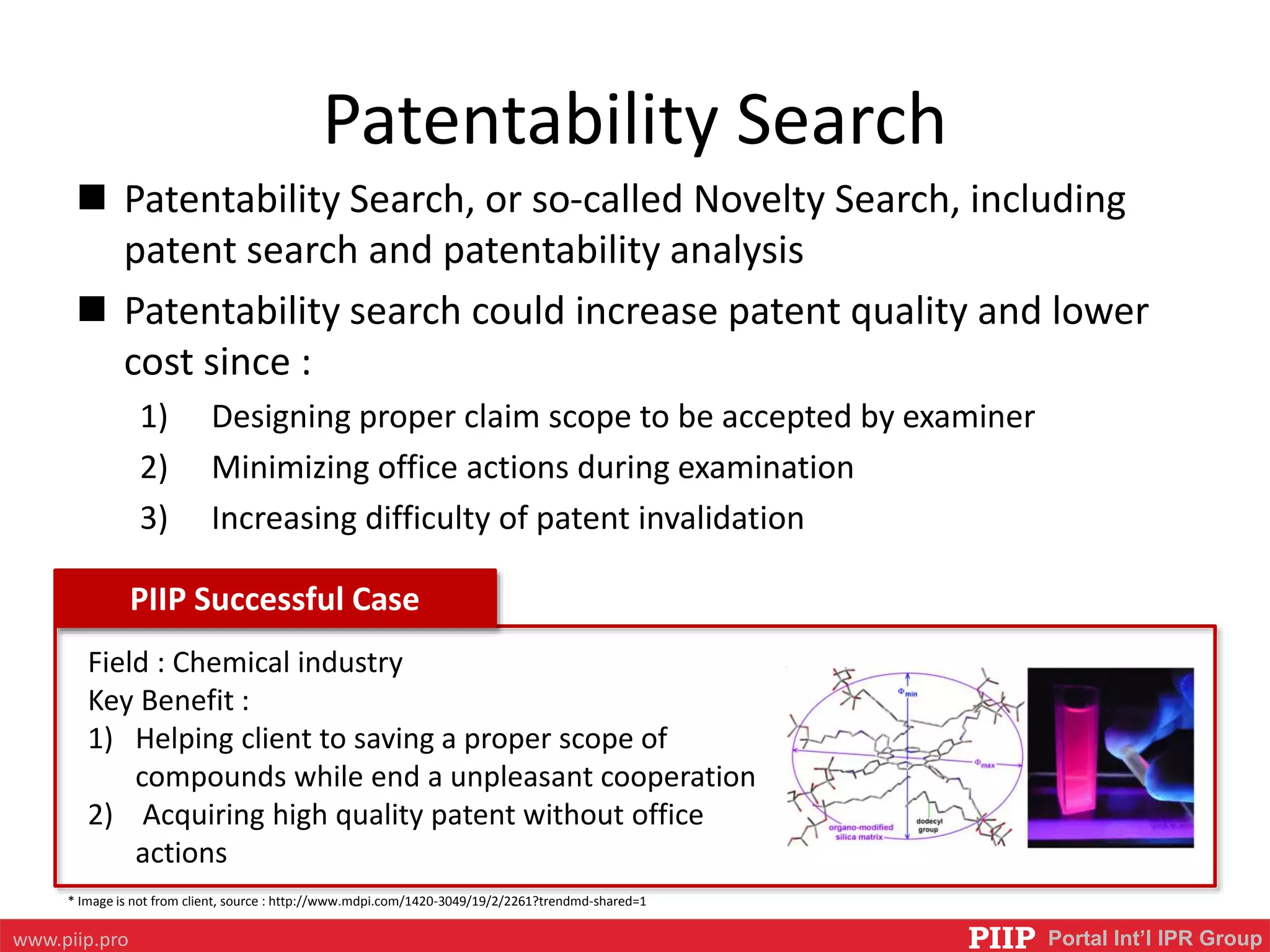 PIIP_Patent search & Analysis_20160829 | PPT
