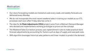 Weekday Demand Sensing at Walmart | PPT