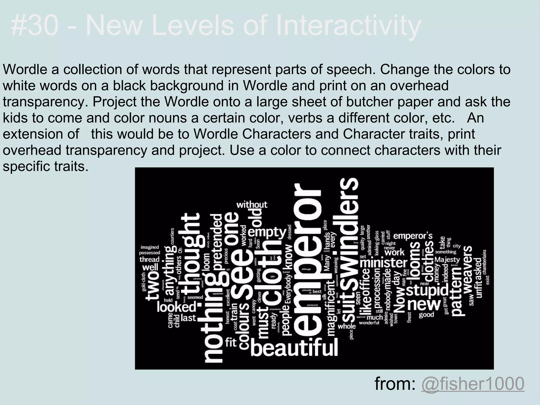 52 interesting ways_to_use_wordle_in_the_class | PPT
