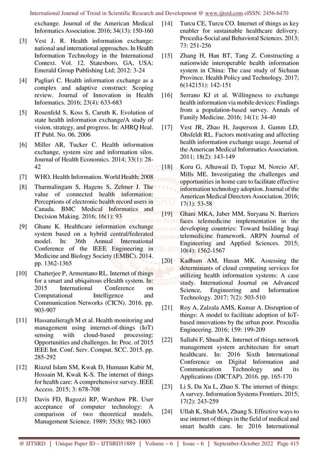 IoT and Mobile Application Based Model for Healthcare Management System | PDF | Internet of ...