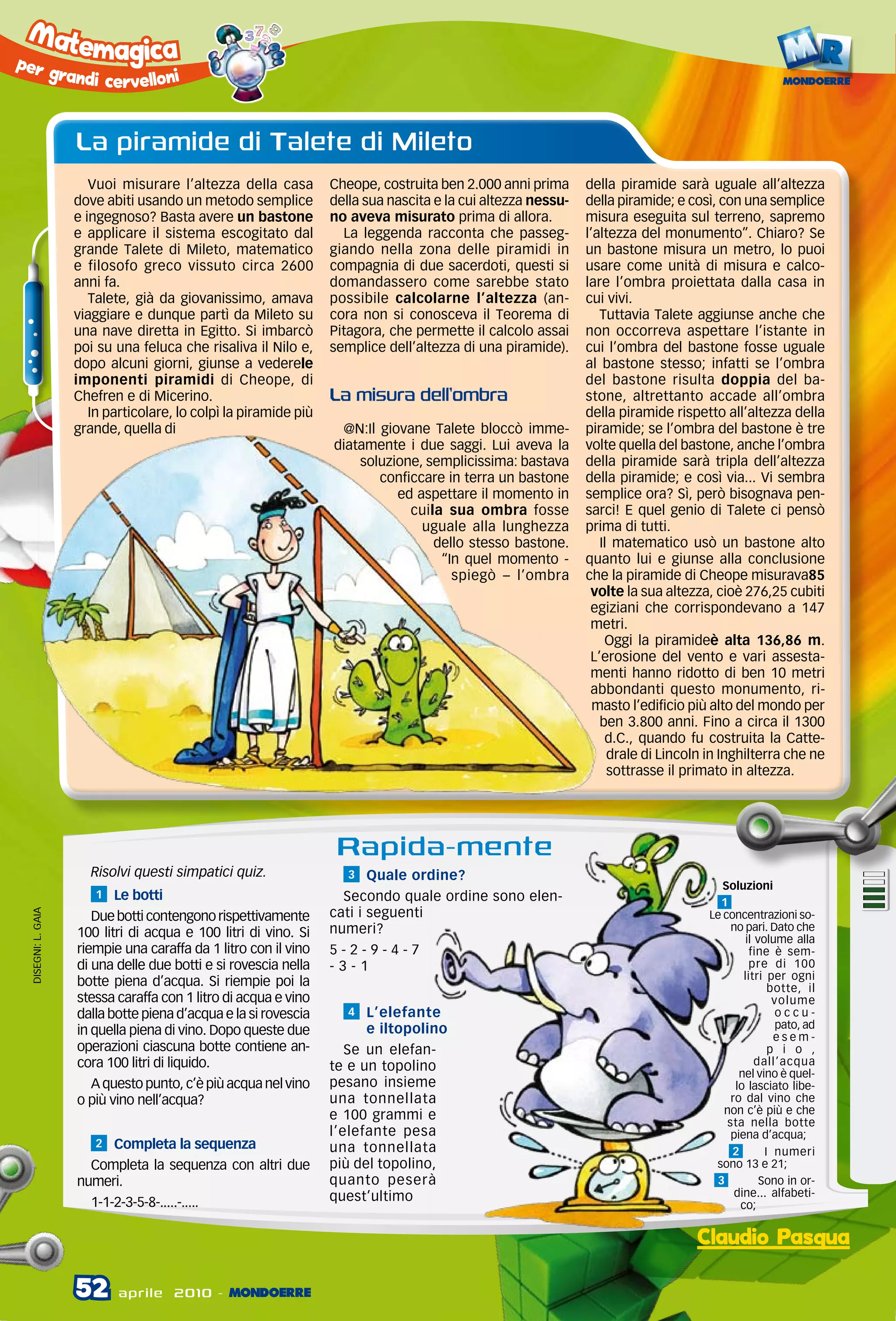 La piramide di Talete di Mileto | PDF